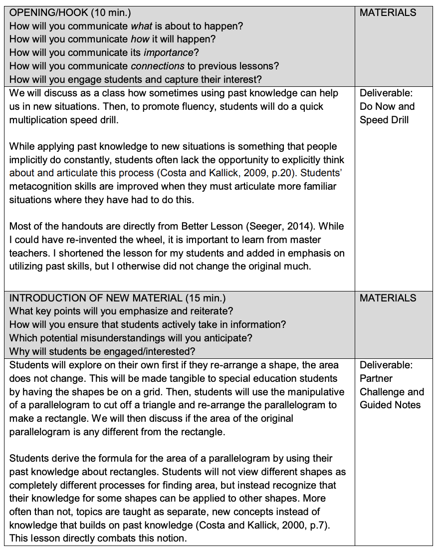 Using Past Knowledge in New Situations – Mary Silverglate